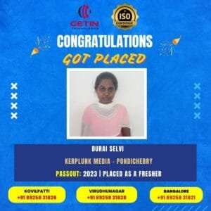 Getin Technologies Placement List | Software Placement Institute